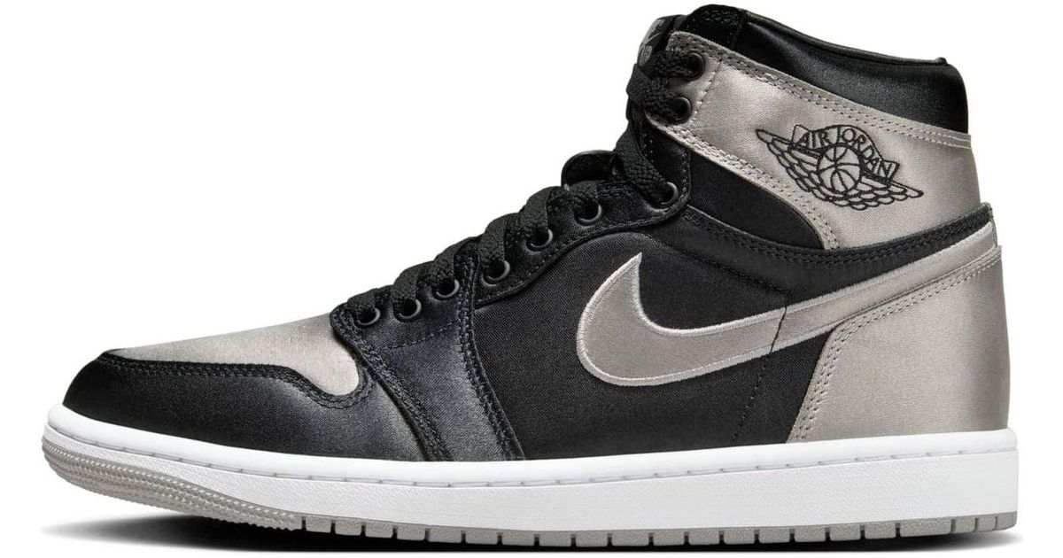 Nike (Wmns) 1 Retro Og High 'Satin Shadow' in Black | Lyst