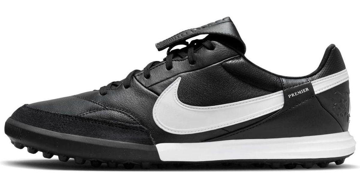 Nike Premier 3 Low Tf Turf in Black for Men | Lyst