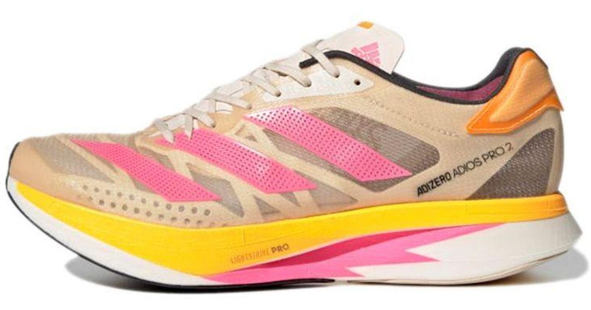 adidas Adizero Adios Pro 2 'Halo Ivory Ultra Pop' in Yellow for Men | Lyst