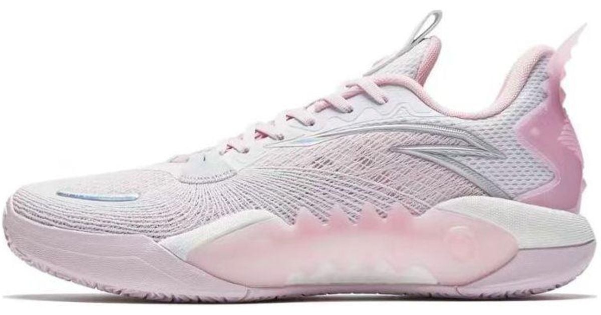 Anta Shock Wave 5 Team V2 in Pink for Men | Lyst