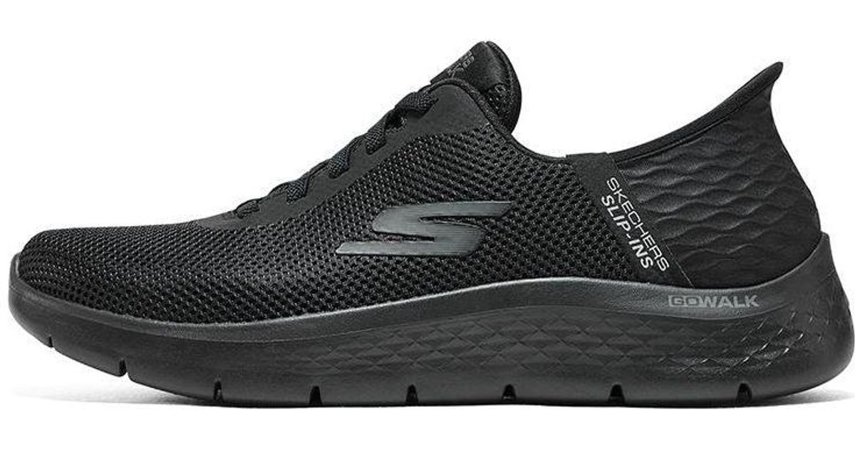 Skechers Go Walk Flex-Hands Up Slip-Ins in Black for Men | Lyst UK
