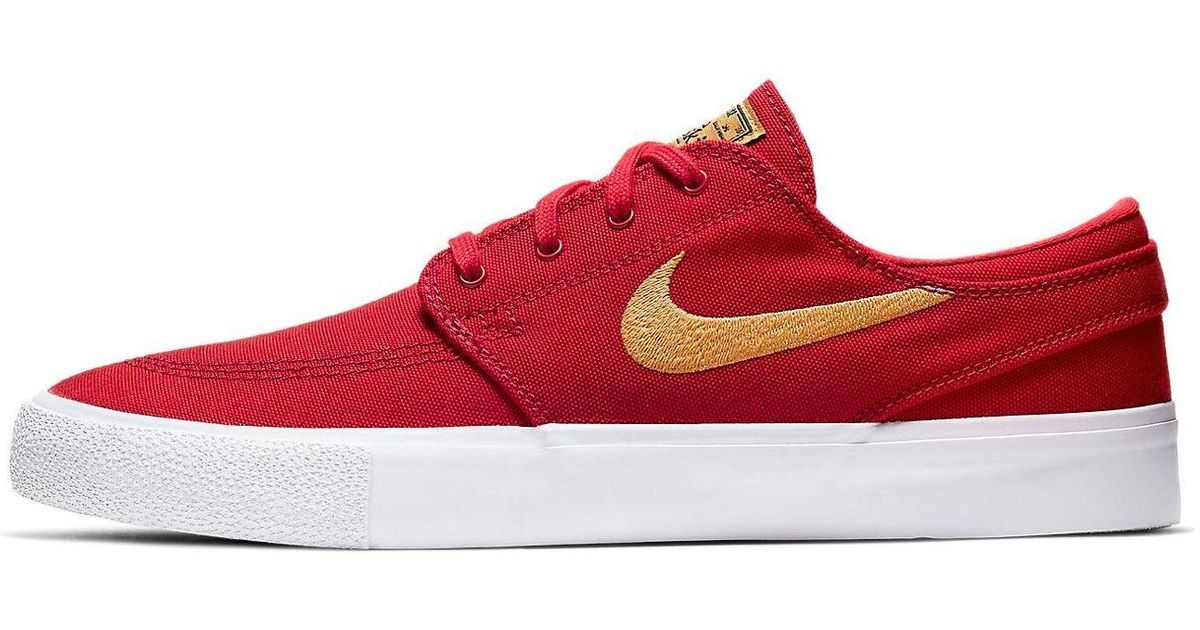 Nike Zoom Stefan Janoski Canvas Rm Sb 'University Club' in Red for Men ...