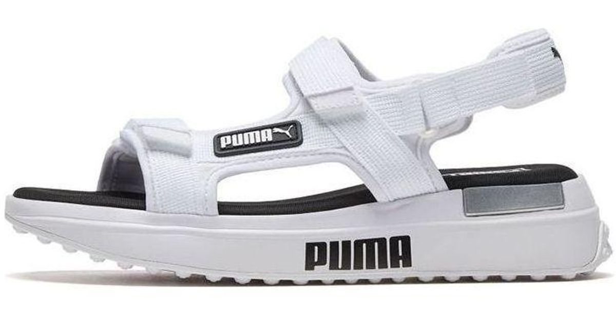 PUMA Future Rider Sandal in White for Men | Lyst