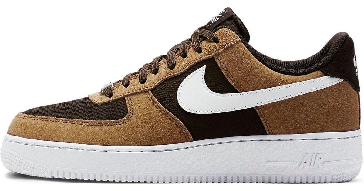 Nike Air Force 1 in Brown for Men | Lyst
