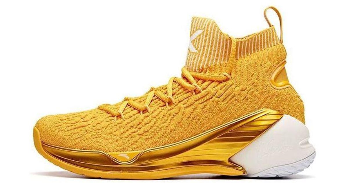 Anta Klay Thompson 4 'Ginger' in Yellow for Men | Lyst