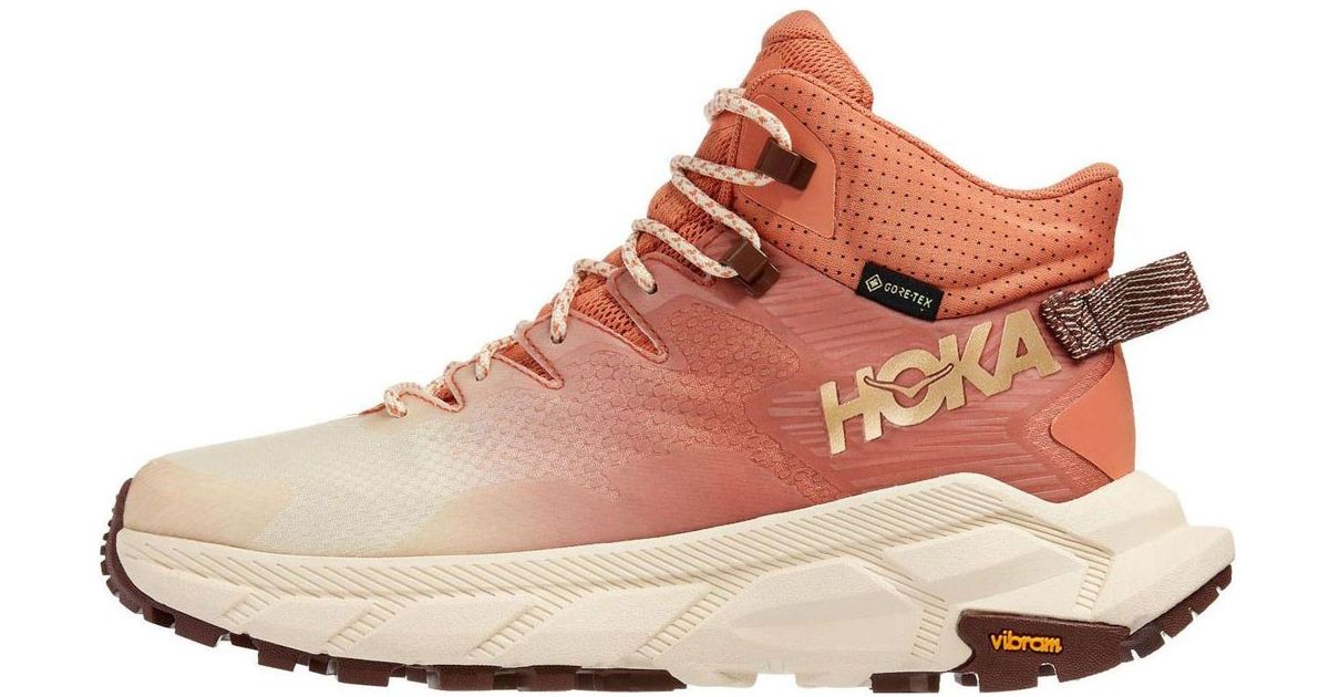 Hoka One One (Wmns) Trail Code Gore-Tex 'Sun Baked Shortbread' in Brown ...