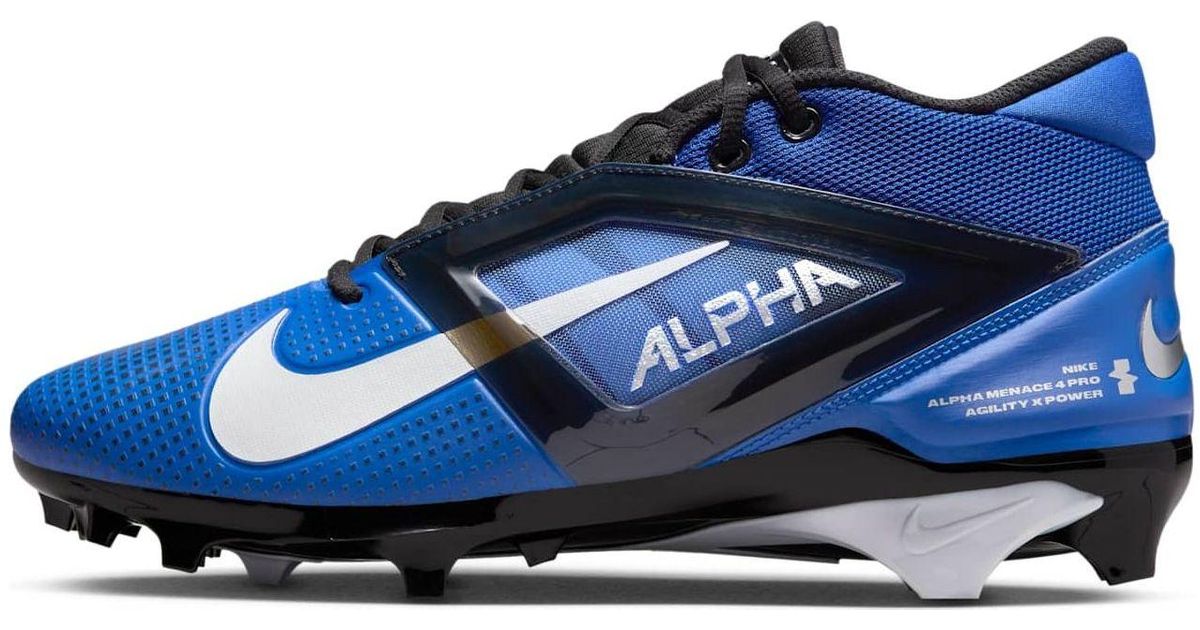 Nike Alpha Menace 4 Pro Football Cleats in Blue for Men | Lyst UK