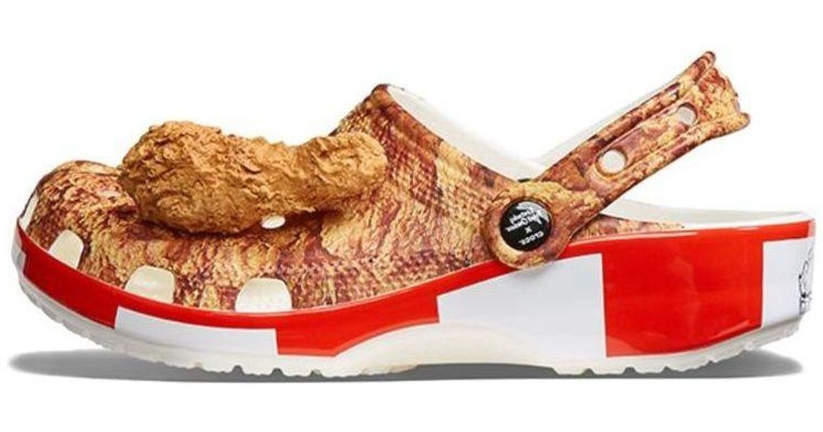 Crocs™ Kfc X Classic Clog Crossover Beach Sandals in Red for Men | Lyst UK