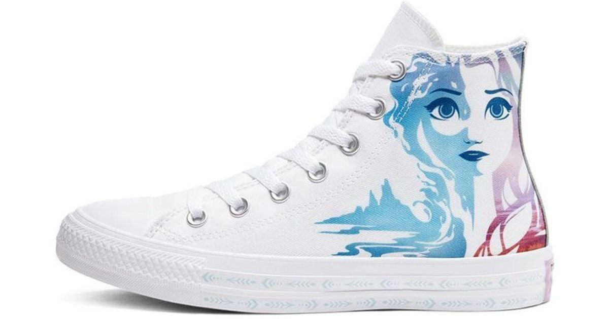 Converse Frozen 2 X Chuck Taylor All Star High 'Anna And Elsa' in Blue ...