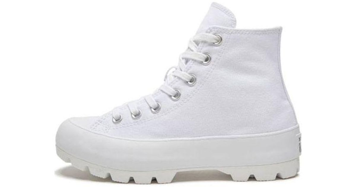 Converse (Wmns) Chuck Taylor All Star High Lugged in White | Lyst
