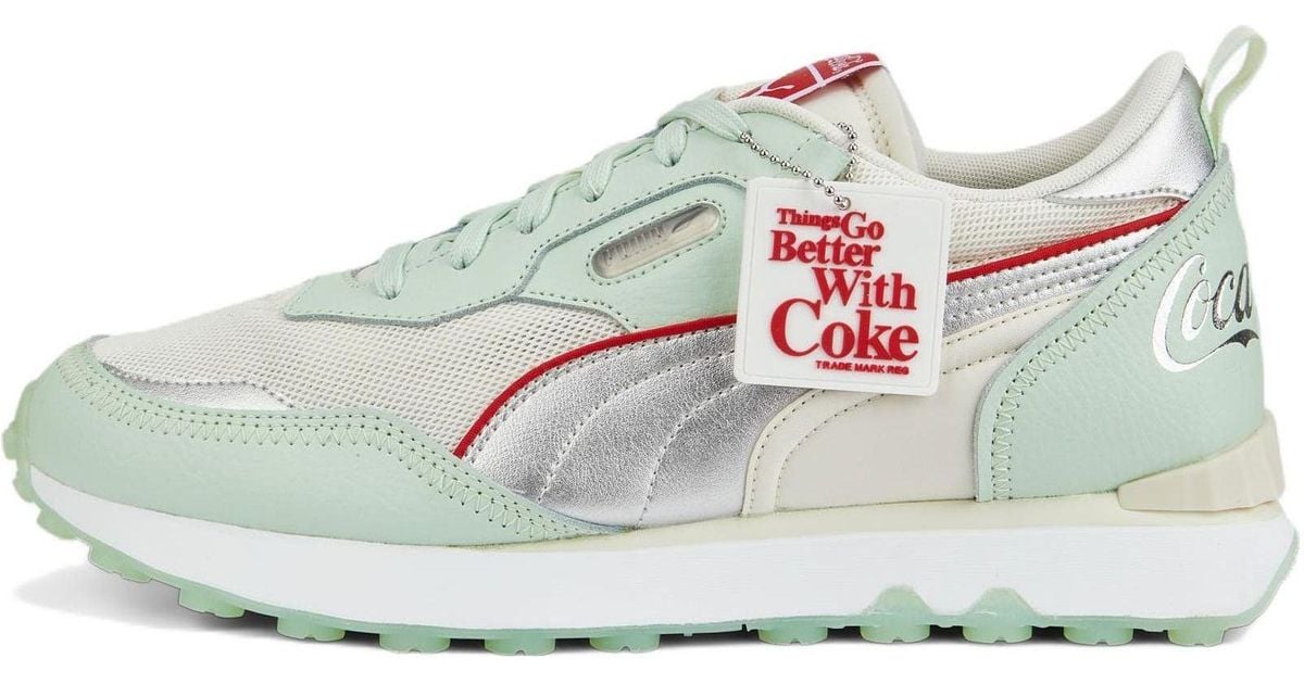 PUMA X Coca-Cola Rider Fv Le 'Gossamer' in White | Lyst UK