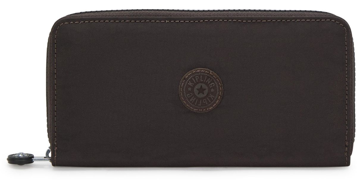 Kipling Wallet & Purses Money World Nostalgic Brown Large in Black ...