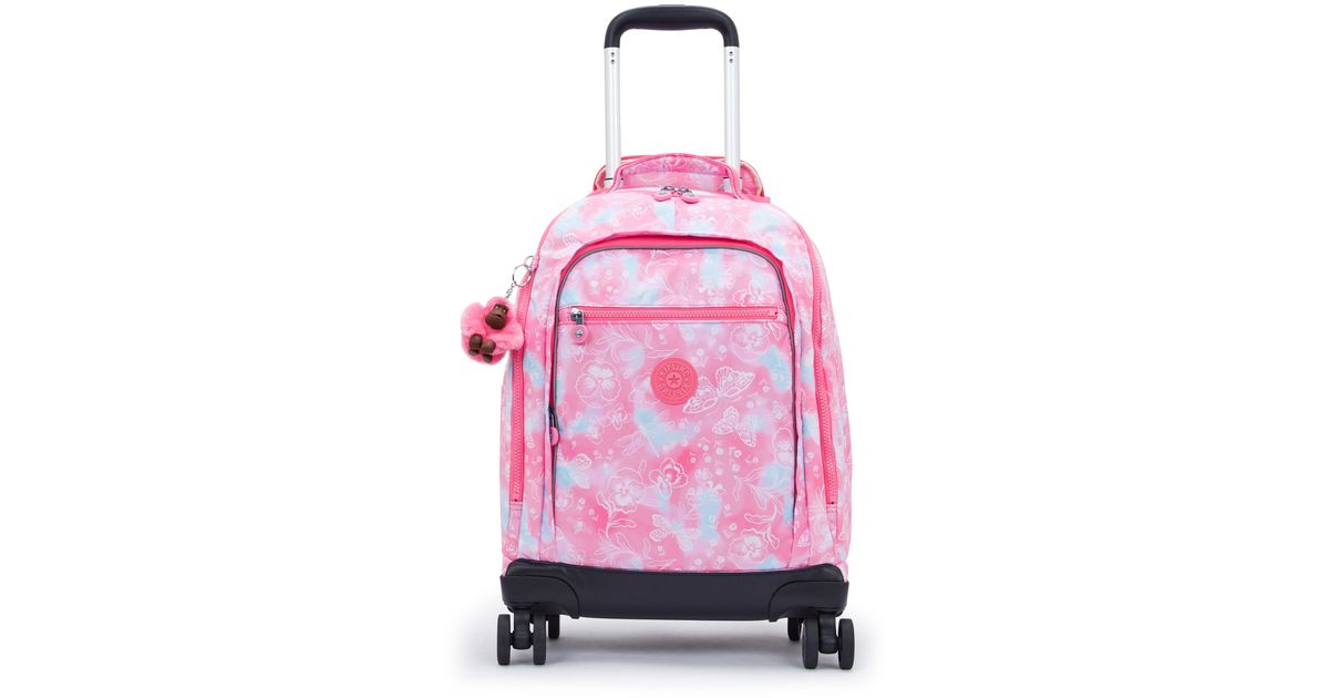 Kipling Backpack New Zea Pink Palm Large | Lyst UK