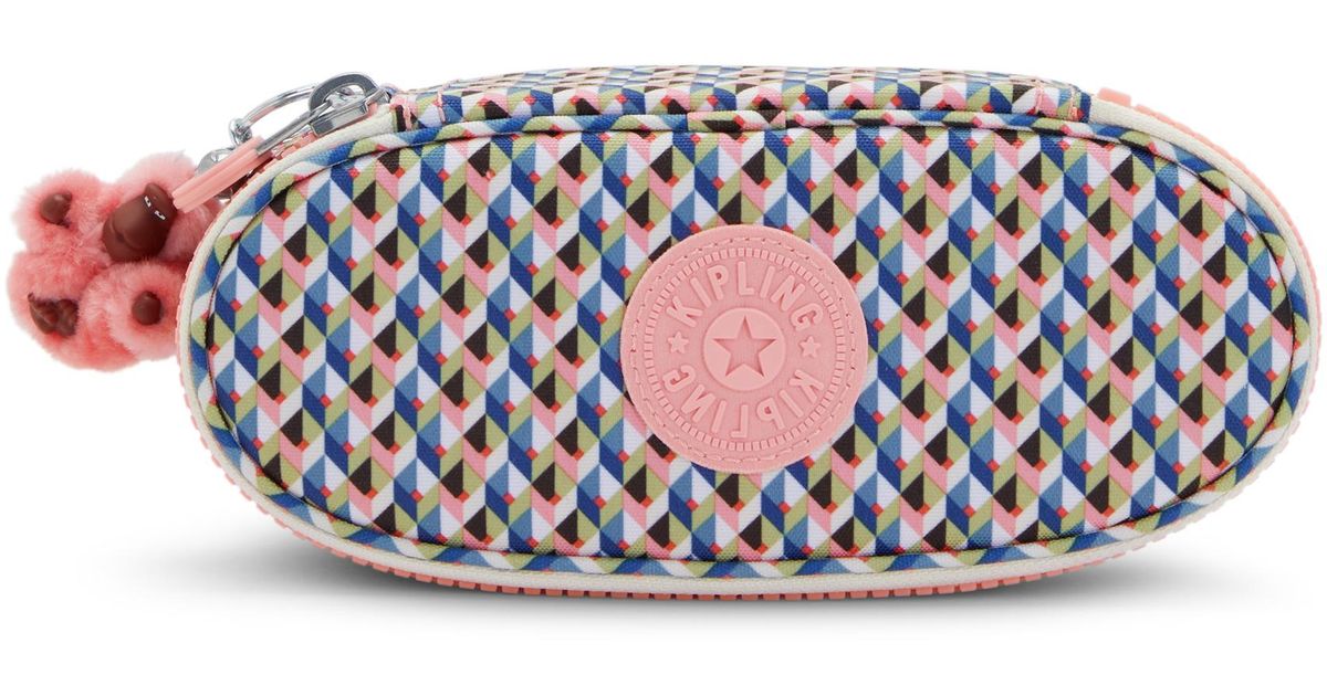 Kipling Pouch Duobox Dreamy Geo Combo Medium 100% Recycled Polyester in ...