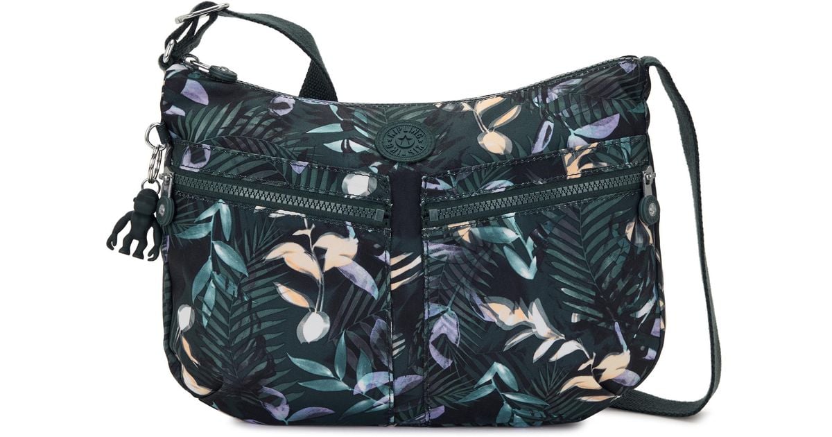 Kipling Crossbody Bag Izellah Moonlit Forest Medium in Blue | Lyst UK