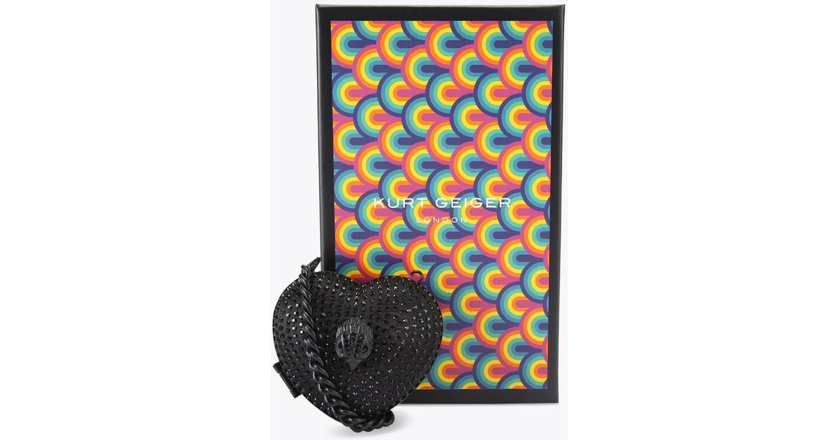 Kurt Geiger Kurt Geiger Mini Bag Micro Heart in Black | Lyst Canada