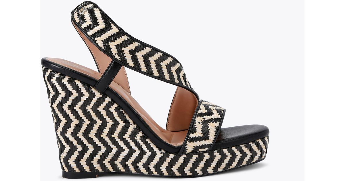 Carvela Kurt Geiger Heels Combination Gala Capri in Black | Lyst UK