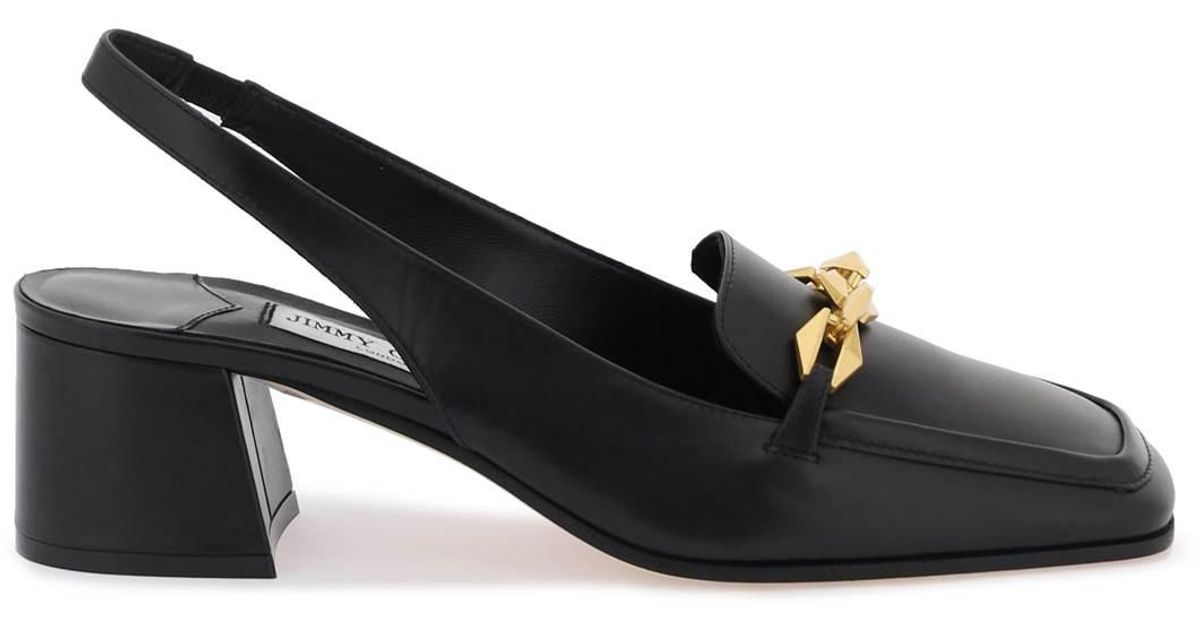 Jimmy Choo Tilda 45 Slingback Pumps in Black | Lyst