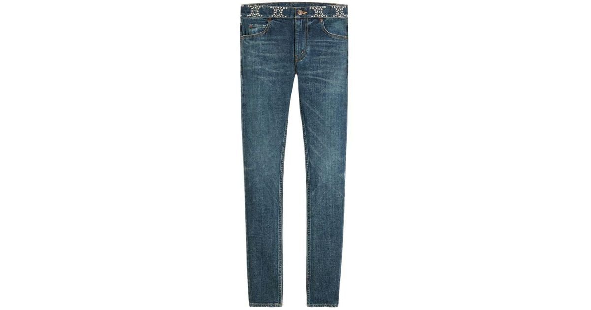 Celine Neo Skinny Jeans For in Blue | Lyst