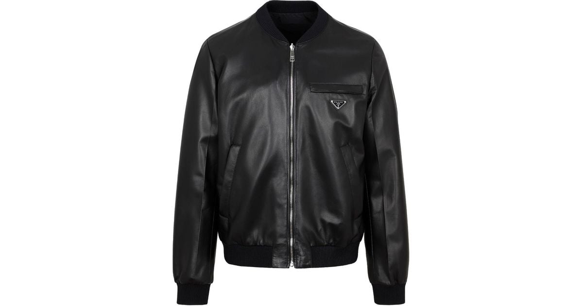 Prada Jacket in Black for Men | Lyst