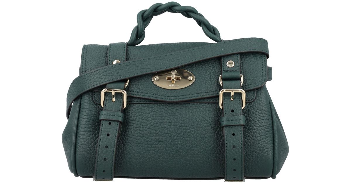 Mulberry Mini Alexa Leather Shoulder Bag With Braided Handle And ...