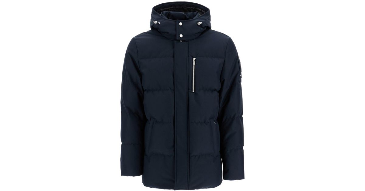 Moose Knuckles Cloud 3Q Hooded Down in Blue for Men | Lyst