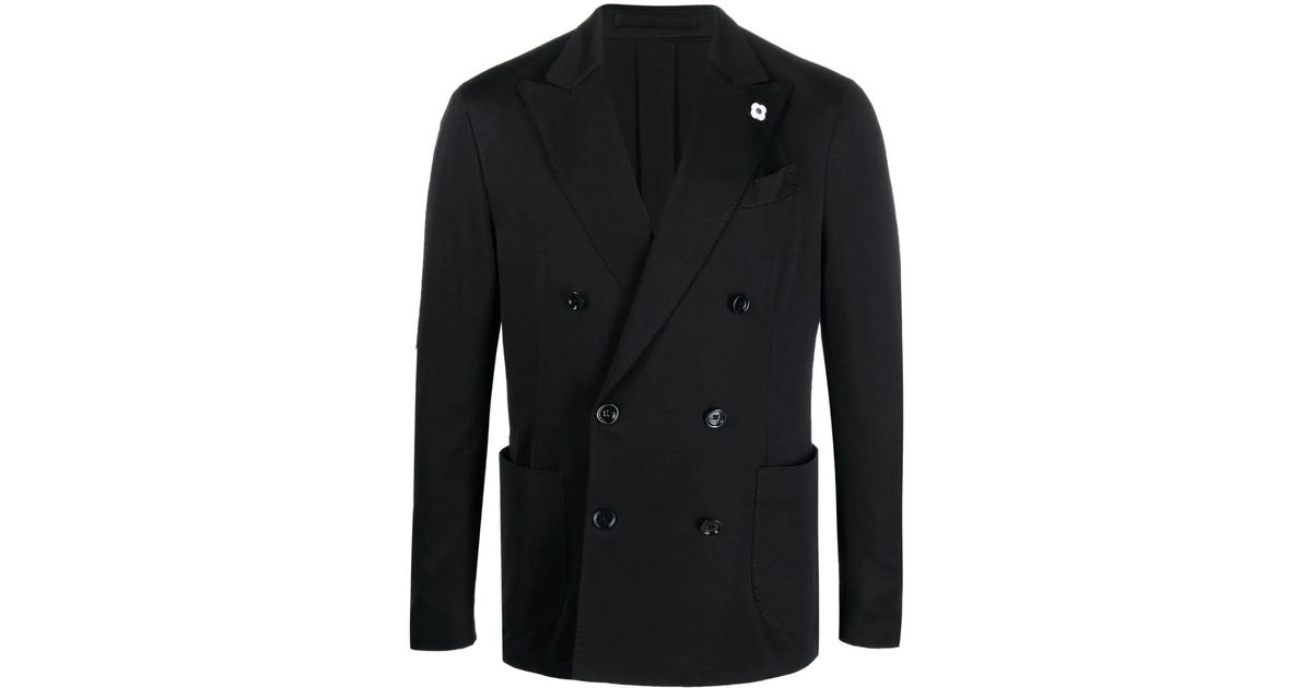 Lardini Modern Jacket in Black for Men | Lyst