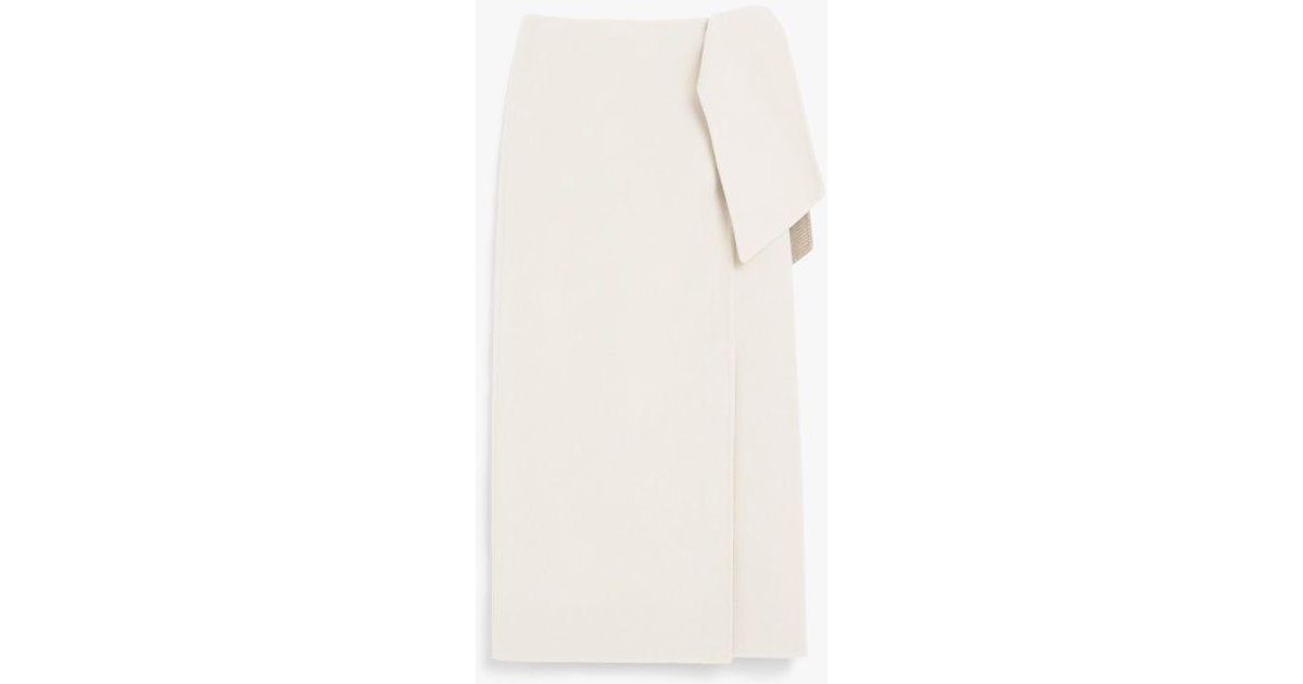 Max Mara Zuppa Skirt Arena in White | Lyst