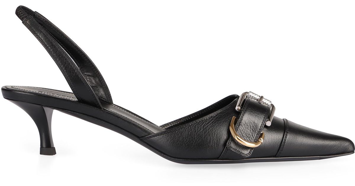 Givenchy Mini Heelless Sandals in Black | Lyst