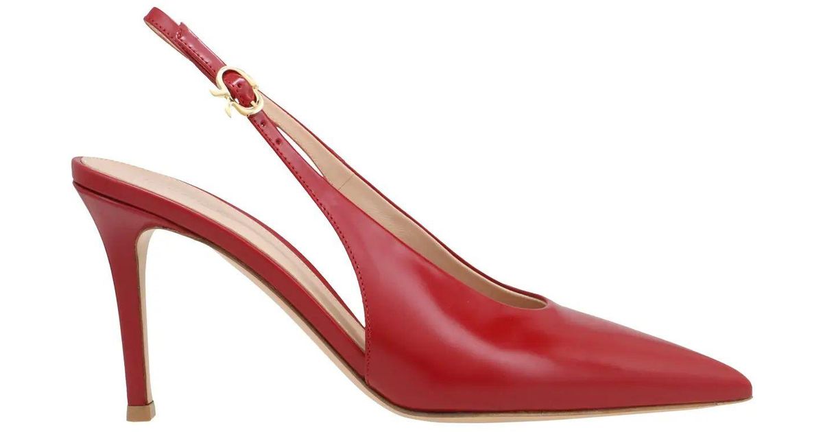 Gianvito Rossi Rouge Mini Pumps in Red | Lyst