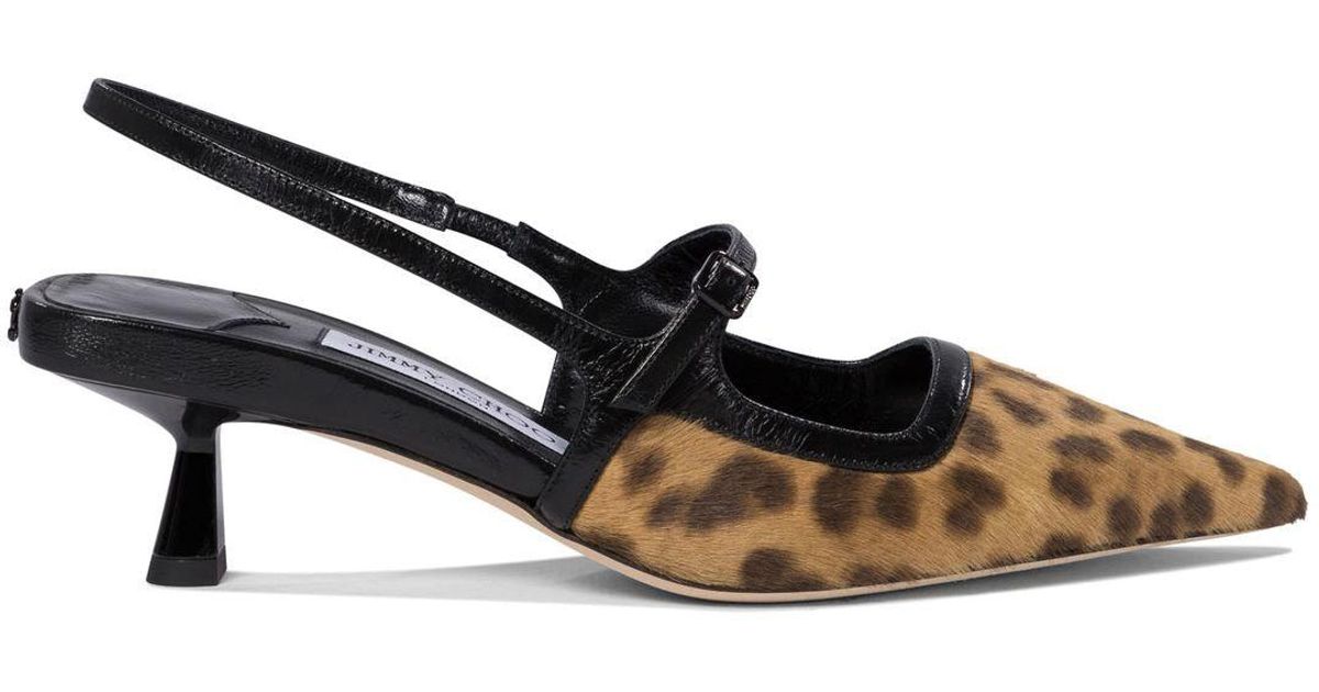 Jimmy Choo Elegant Heeled Pumps in Natural | Lyst