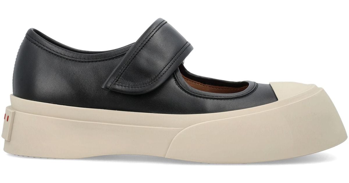 Marni Pablo Mary Jane Chunky Platform Sneakers in Black | Lyst