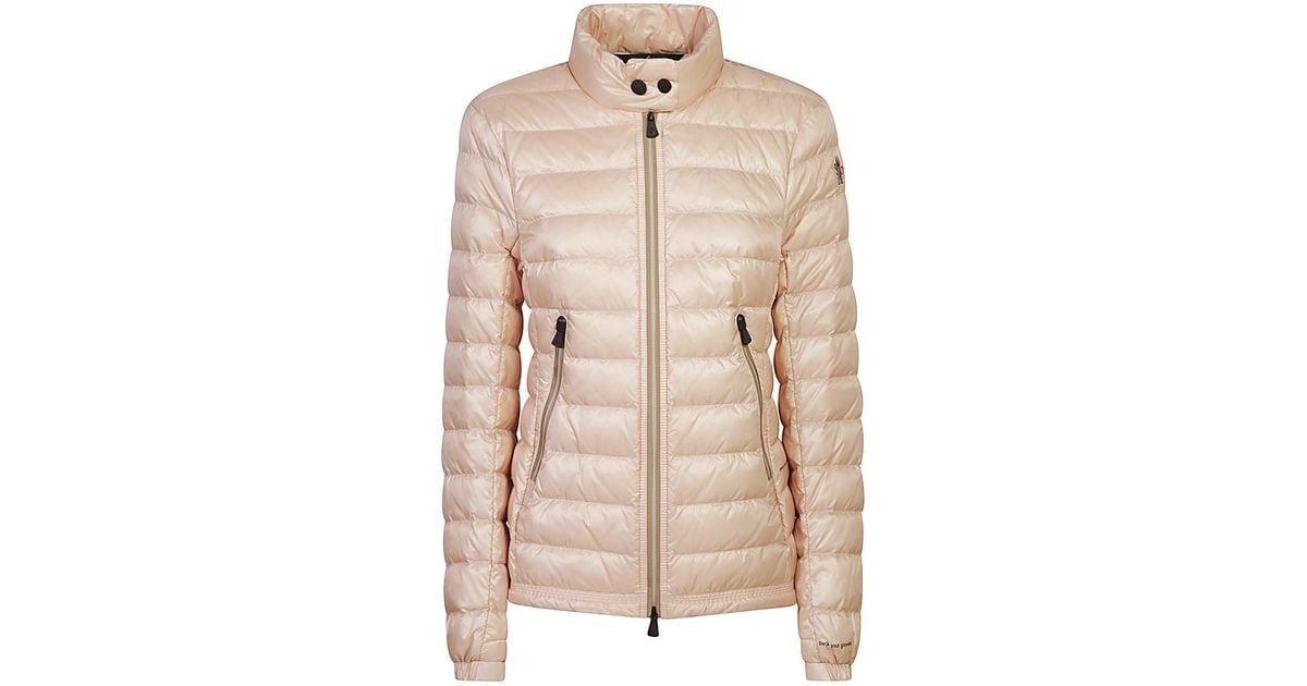 Moncler Chic Parka Jacket in Natural | Lyst
