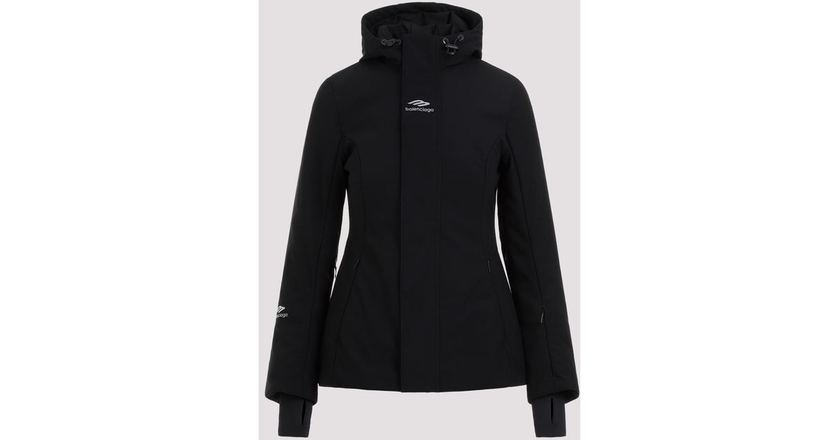 Balenciaga Ski Hourglass Mini Parka Jacket in Black for Men | Lyst