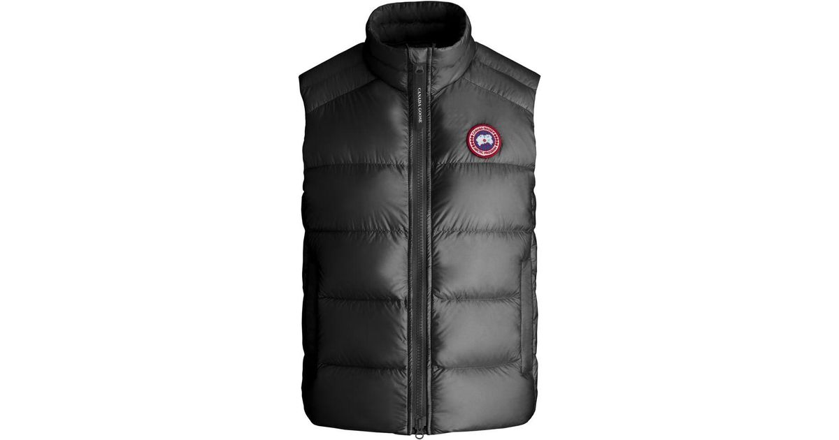Canada Goose Mini Padded Down Vest in Black | Lyst