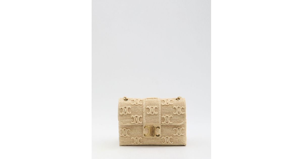 Celine Medium Victoire Bag in Natural | Lyst
