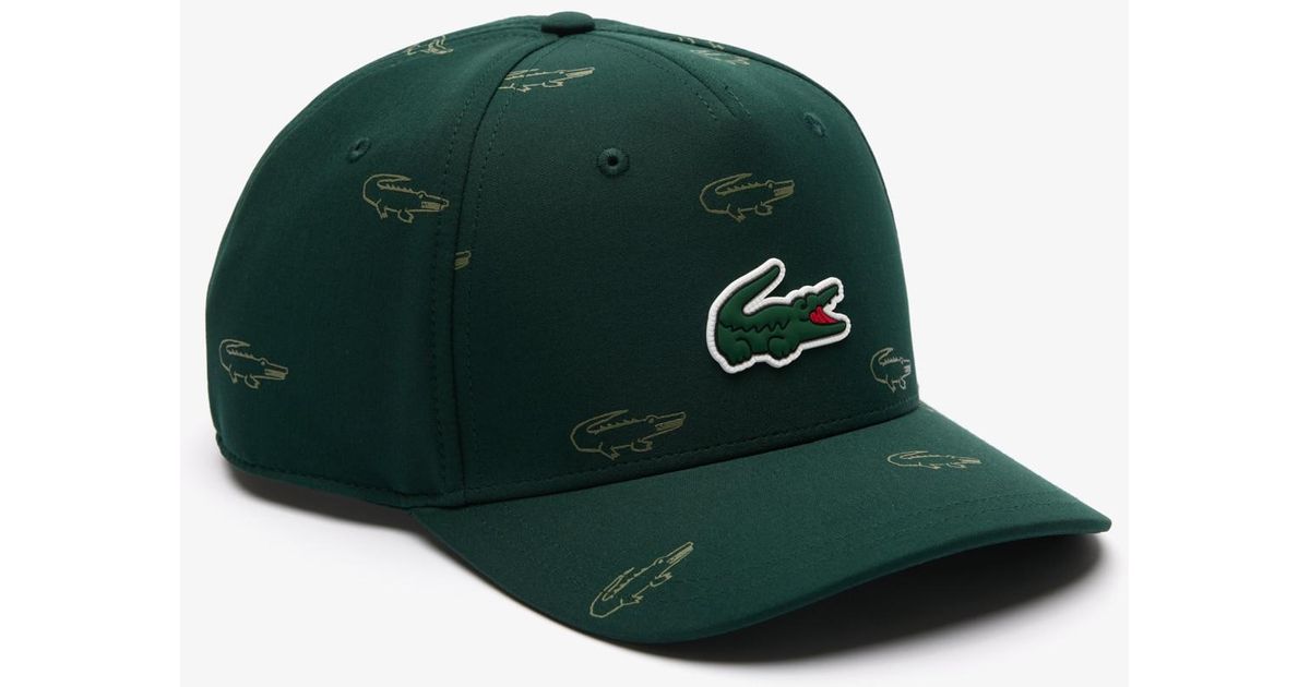 Lacoste Adjustable Golf Cap in Green for Men | Lyst
