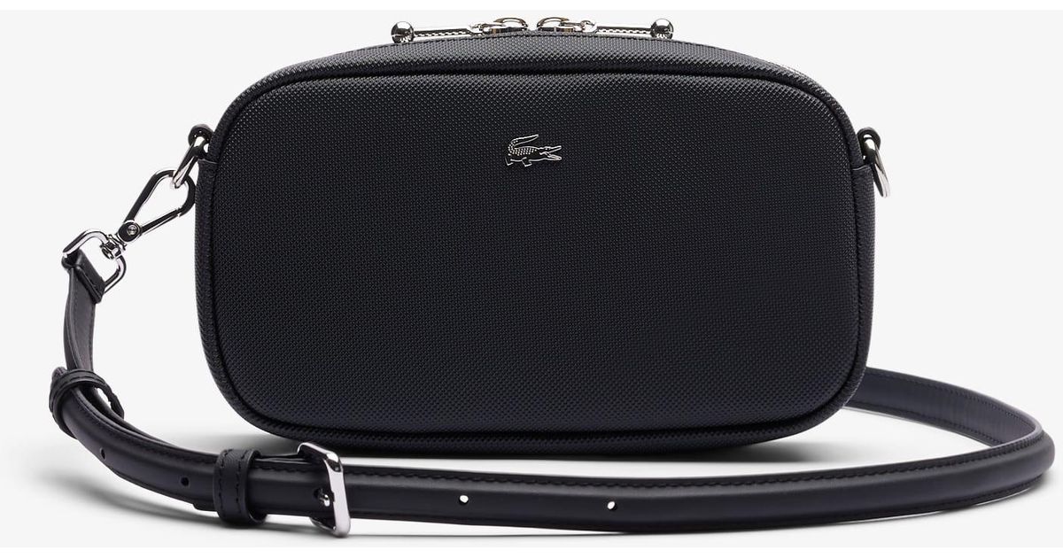 Lacoste Daily City Messenger Bag in Black | Lyst