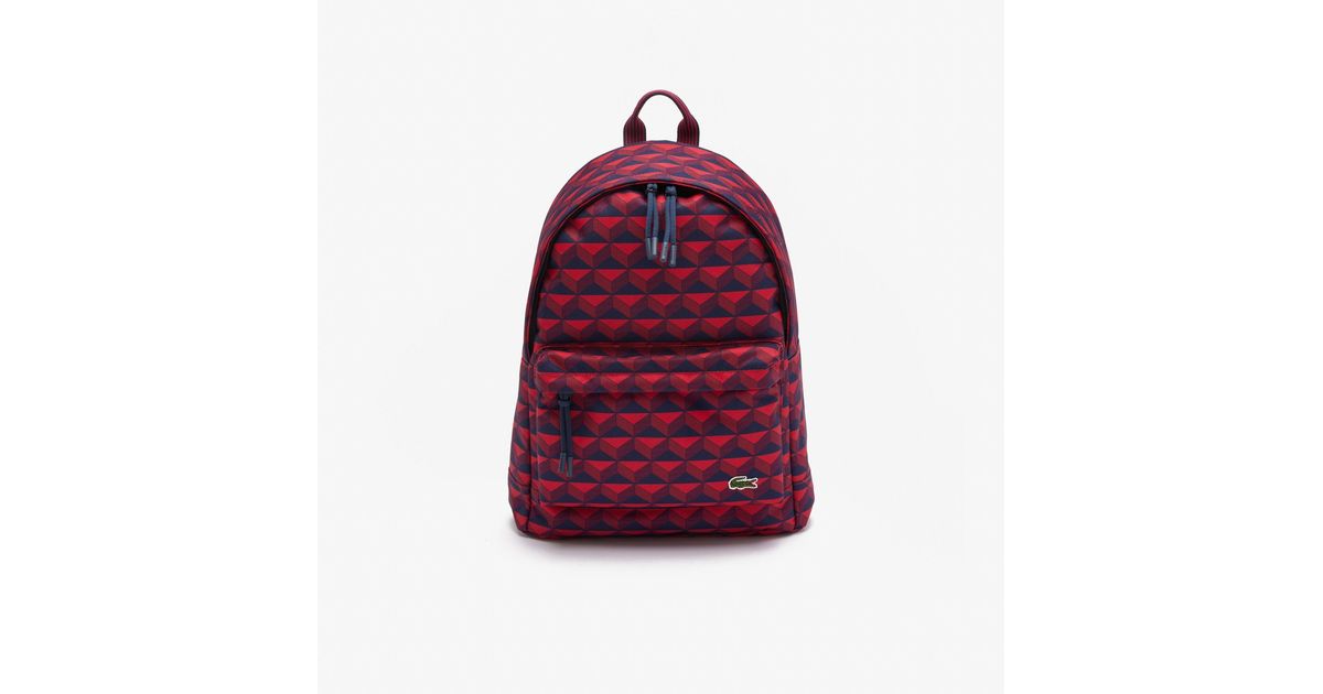 Lacoste Neocroc Backpack in Red | Lyst