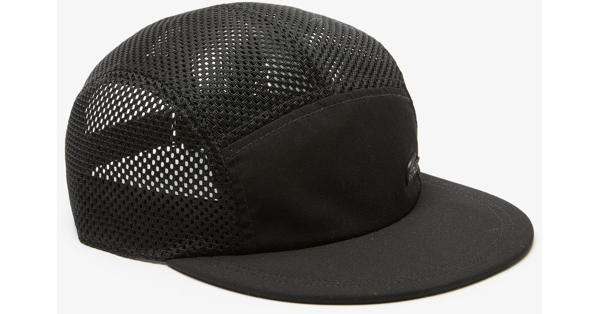 Lacoste Silicone Crocodile Cap in Black | Lyst