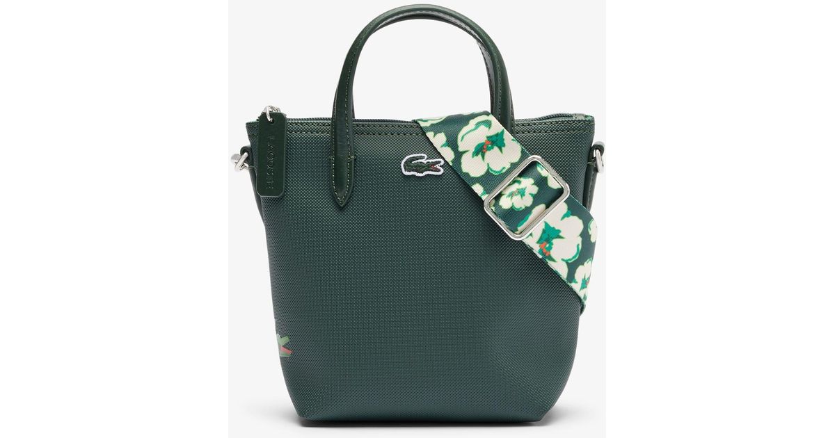 Lacoste Mini Holiday Tote in Green | Lyst