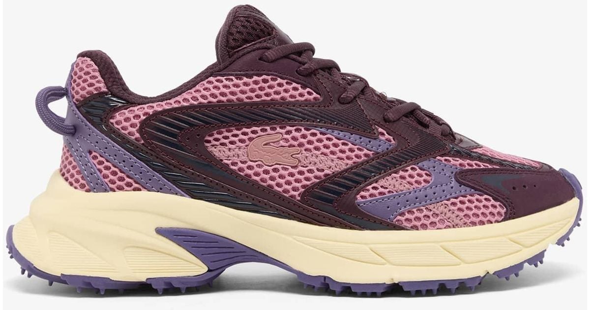 Lacoste L003 Neo Shot Sneakers in Purple | Lyst