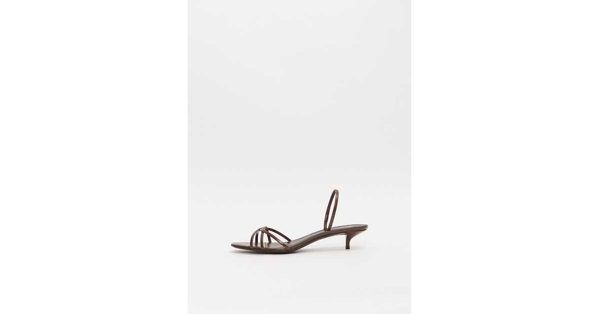 The Row Harlow 35 Sandal in White | Lyst