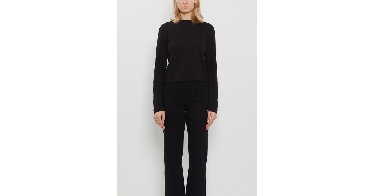 Extreme Cashmere N°451 Lisa Cotton Cashmere Top in Black | Lyst UK