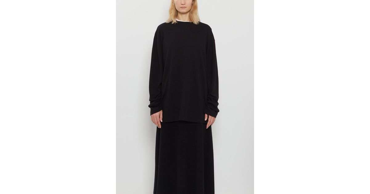 Extreme Cashmere N°452 Rock Cotton Cashmere Top in Black | Lyst UK