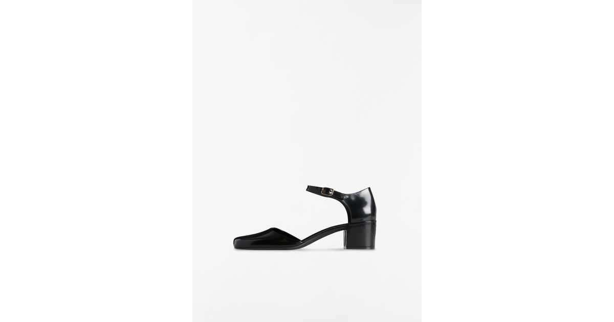 The Row Penelope Ankle Strap Heel in White | Lyst
