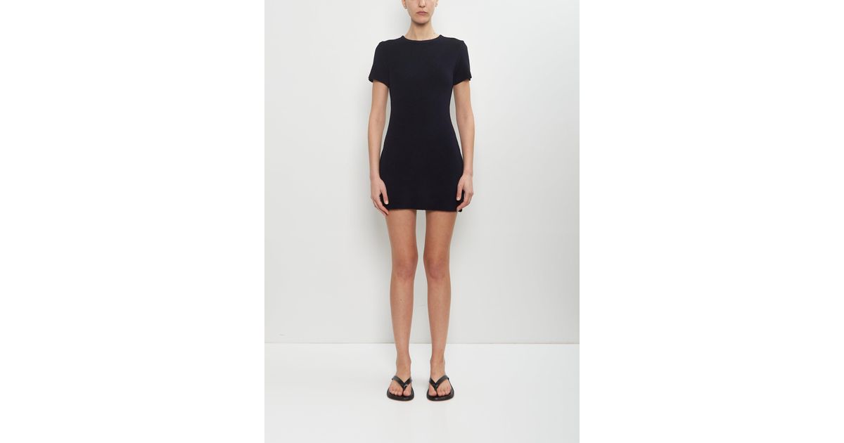 AURALEE Washable Wool Pile Mini Dress in Blue | Lyst AURALEE Washable Wool Pile Mini Dress in Blue | Lyst