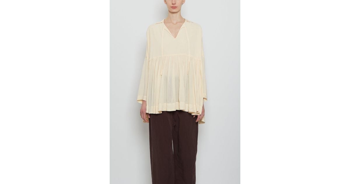 Casey Casey Halles Fluid Top in White | Lyst
