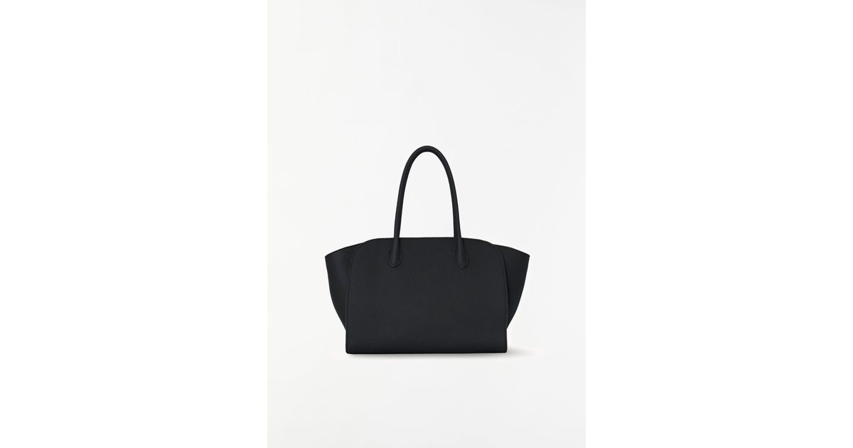 The Row Marlo 12 - Grained Leather in Black | Lyst