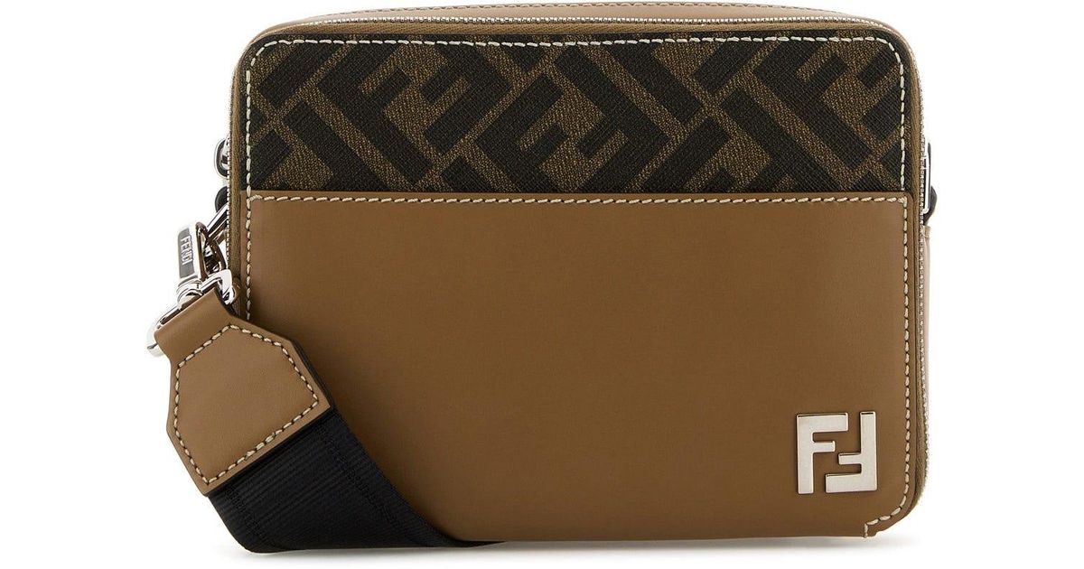 Fendi Camera Case Org Vit.King/ Pu F in Brown for Men | Lyst UK